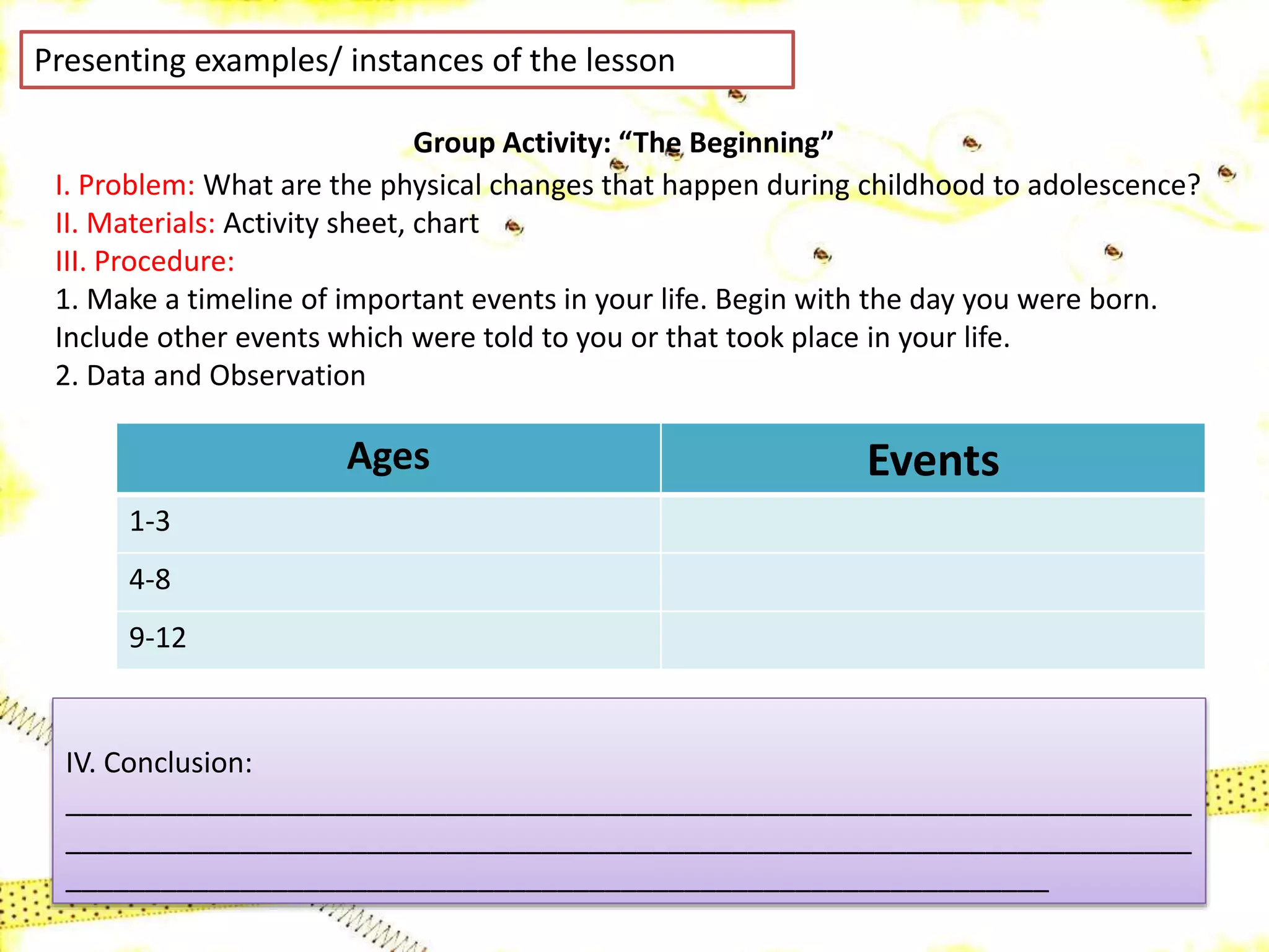 Puberty and Adolescence Stage | PPTX