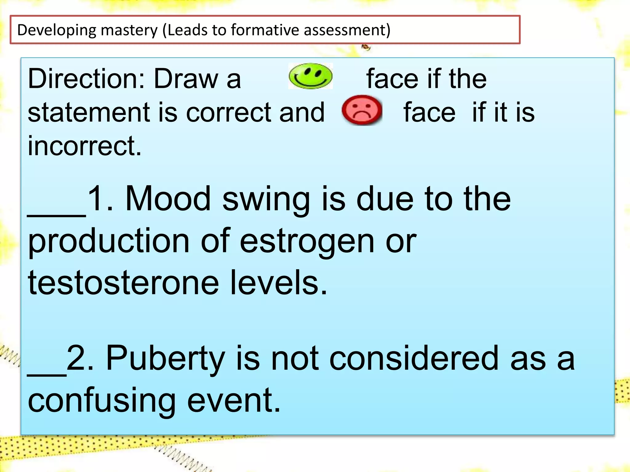 Puberty and Adolescence Stage | PPTX