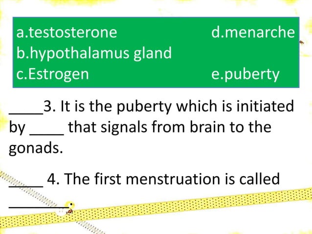 Puberty and Adolescence Stage | PPTX | Hormonal Disorders | Endocrine ...