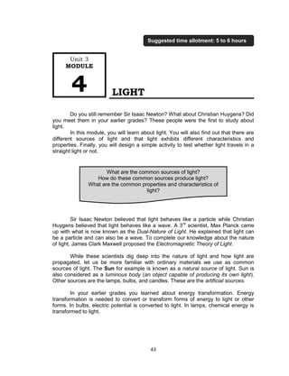 K TO 12 GRADE 7 LEARNING MODULE IN SCIENCE (Q3-Q4) | PDF