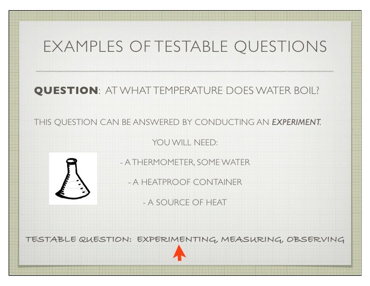 What Is A Example Of A Testable Question Slidesharetrick What Is A Example Of A Testable Question Slidesharetrick