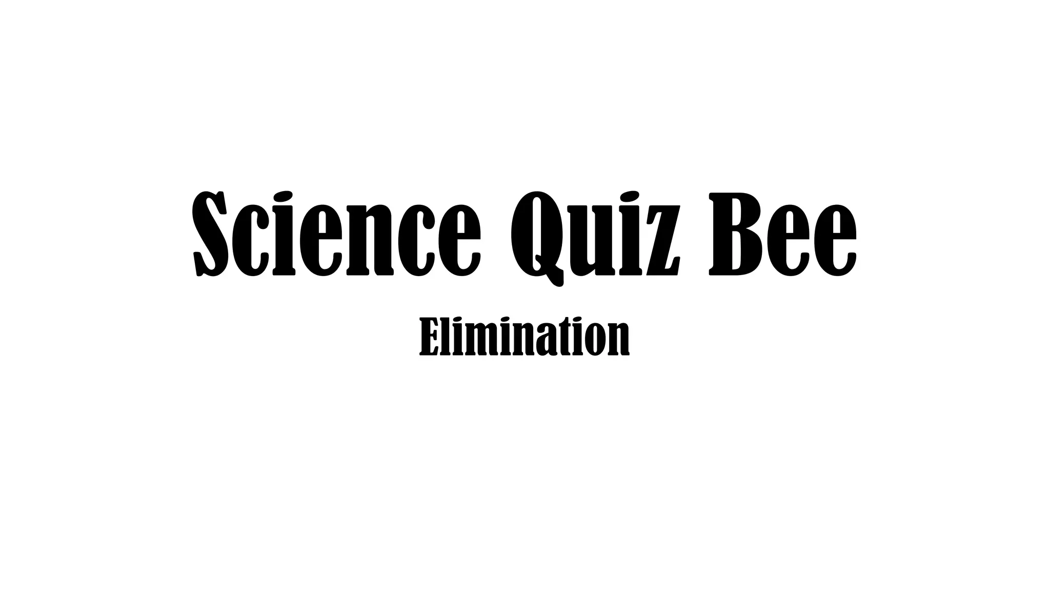 Science Quiz Bee.pptx Science for grade 7 | PPTX