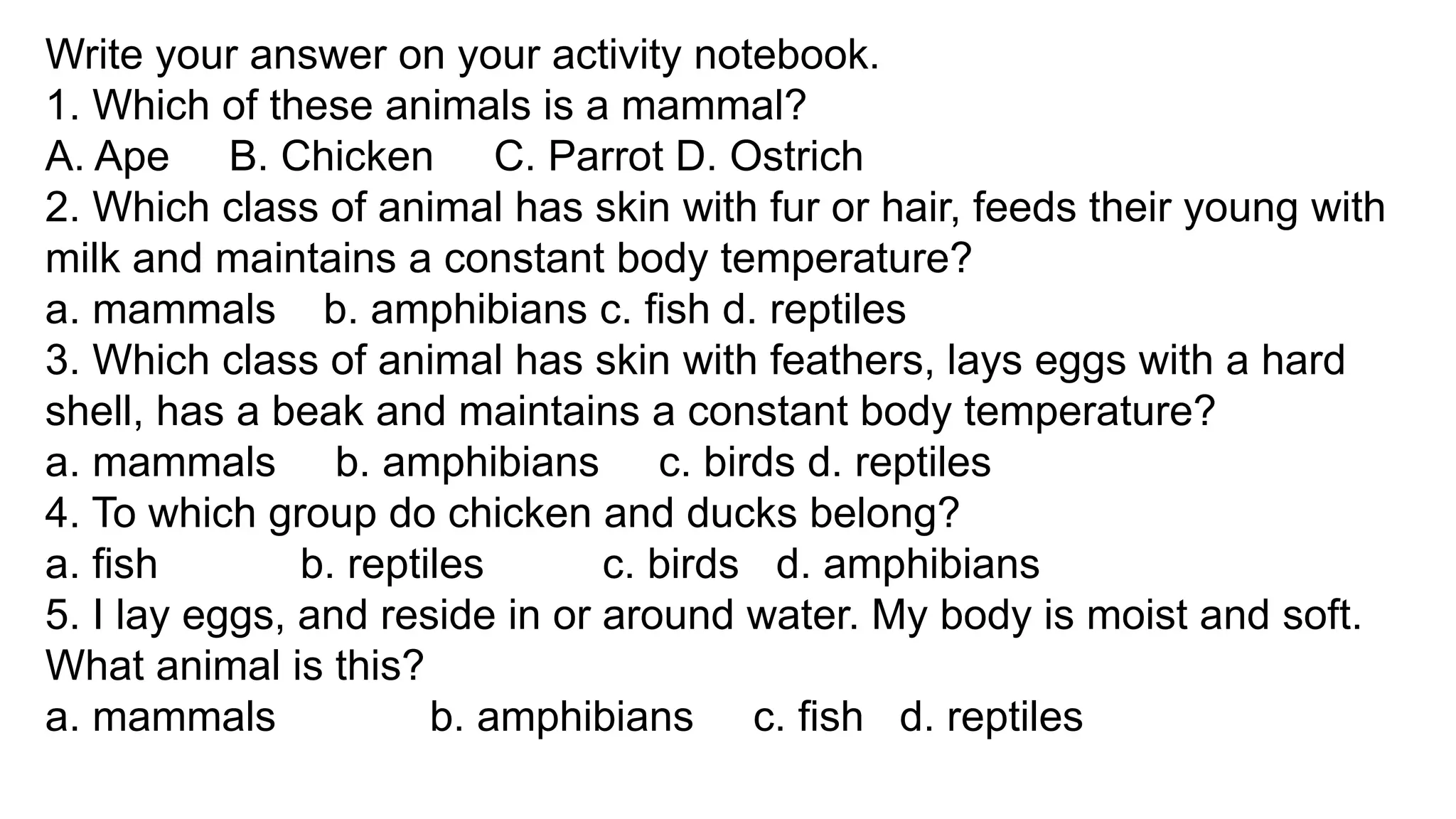 science quiz week 4 q2 for grade six.pptx