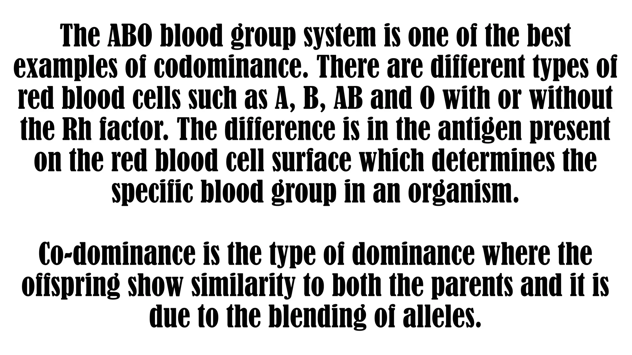 Science Report grade 9 lesson codominance | PPTX