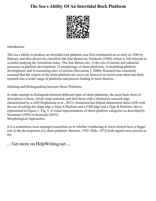 Science Research Proposal Presentation Examples | PDF