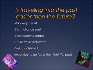 Science research time travel | PPT