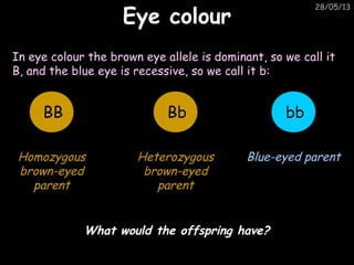 Junior Cycle Science. Biology. Inheritance and Selection. By Theresa ...