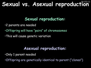 Junior Cycle Science. Biology. Inheritance and Selection. By Theresa ...