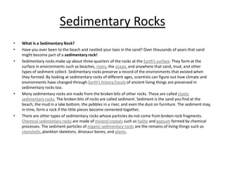 Science rocks | PPTX