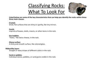 Science rocks | PPTX