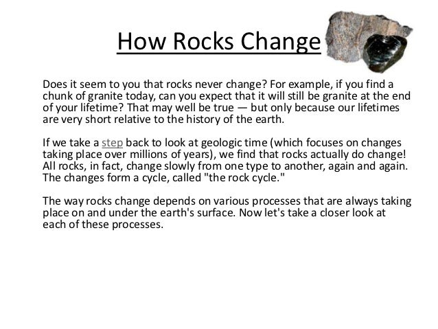 Science rocks