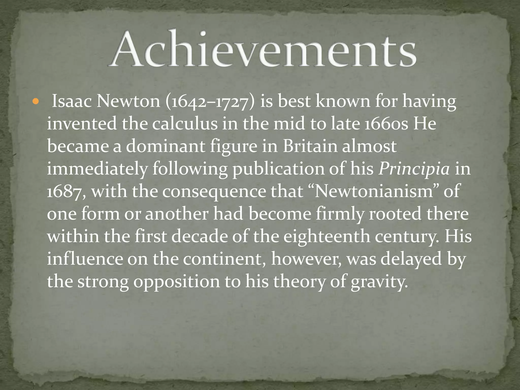 Isaac Newton | PPT