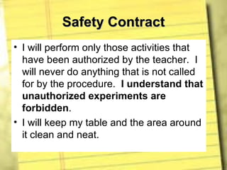 Science safety | PPT