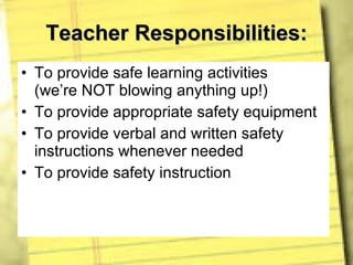 Science safety | PPT