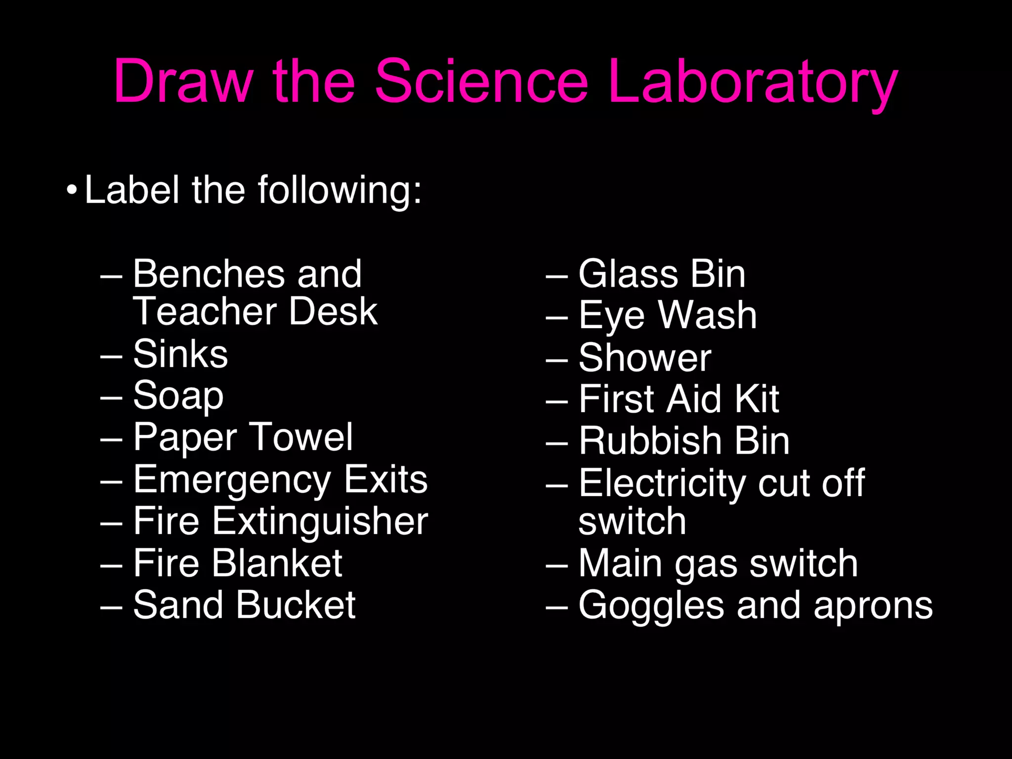 Science Safety | PPT