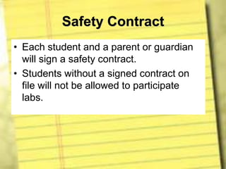 Science Safety | PDF