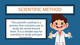 Science Scientific Method Educational Presentation in Blue and White ...