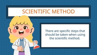 Science Scientific Method Educational Presentation in Blue and White ...