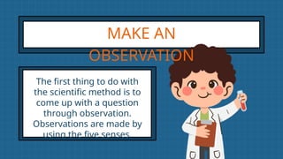 Science Scientific Method Educational Presentation in Blue and White ...