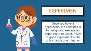 Science Scientific Method Educational Presentation in Blue and White ...