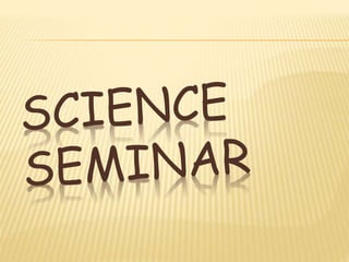 Science seminar | PPT