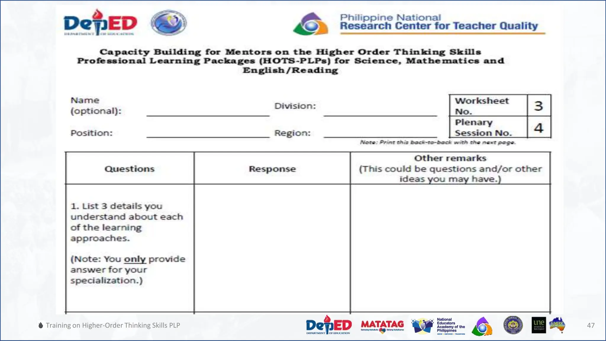 Science_Session 3_SD_Supporting Classroom Teaching-Learning through ...