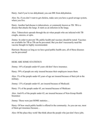 Science skit script | DOCX