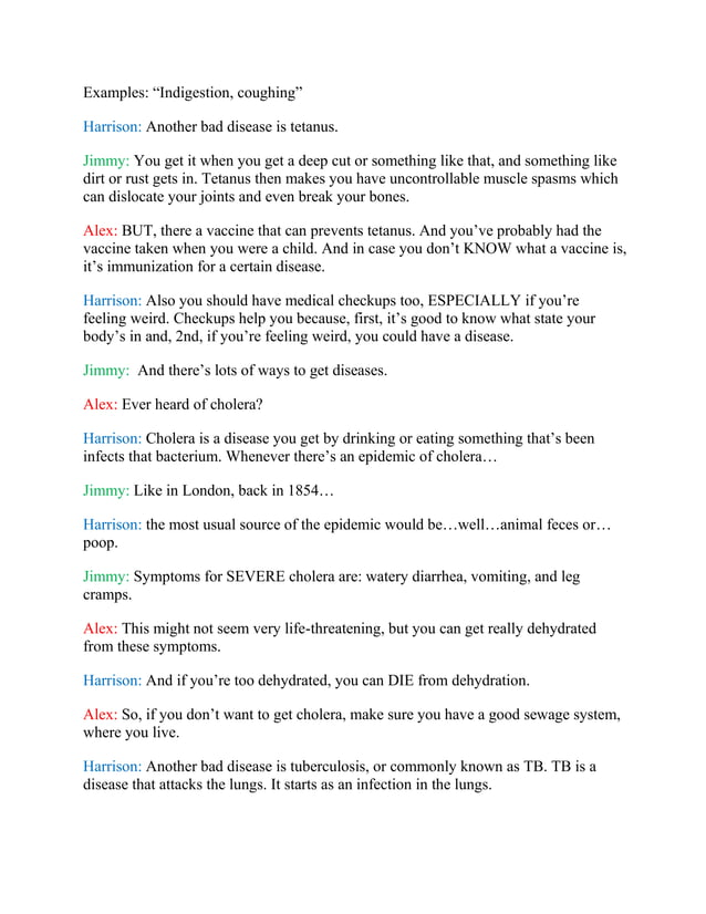 Science skit script 2 | PDF