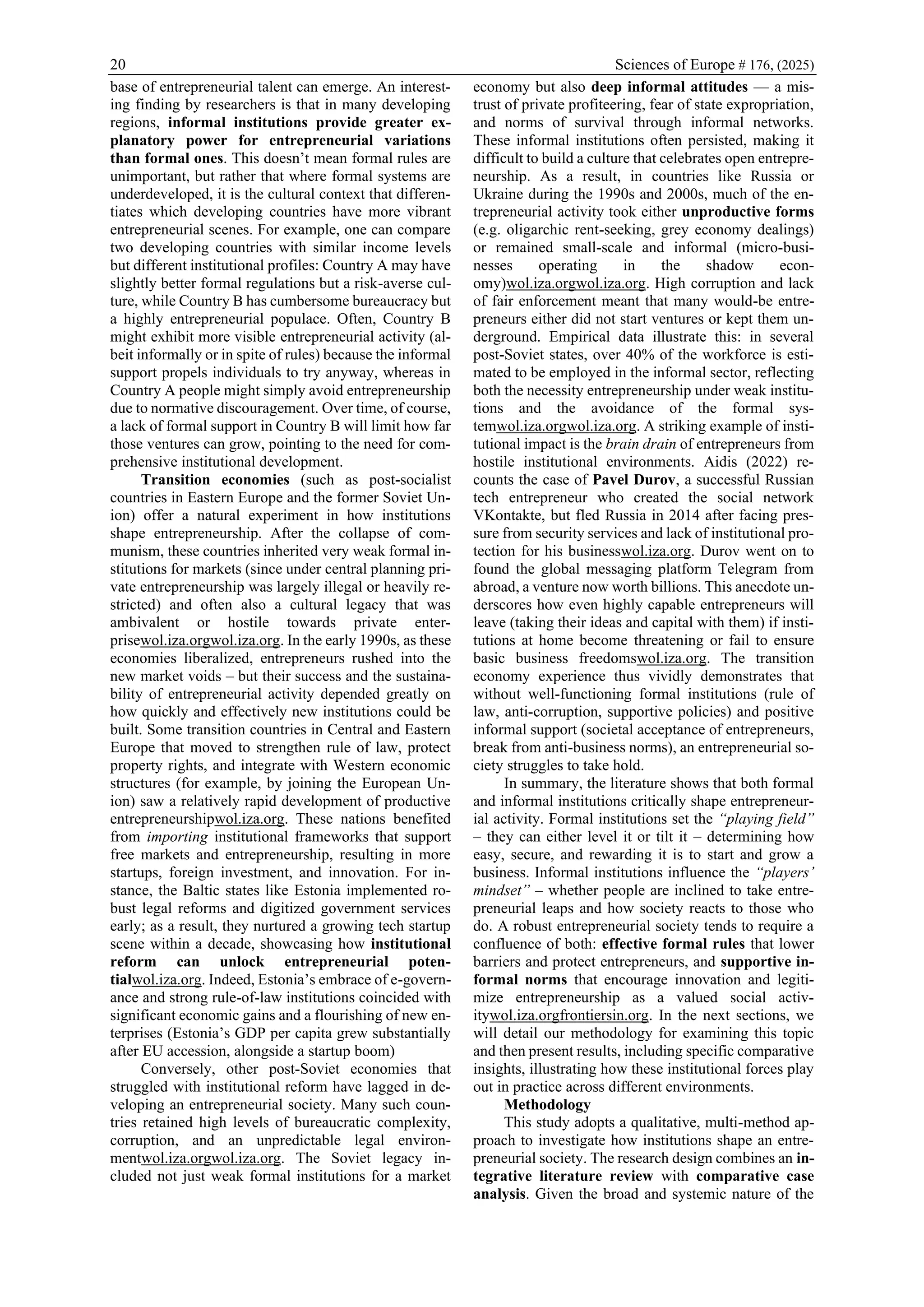 Sciences of Europe No 176 (2025) | PDF