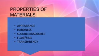 Science sorting materials.. | PPTX