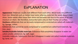 Science sorting materials.. | PPTX