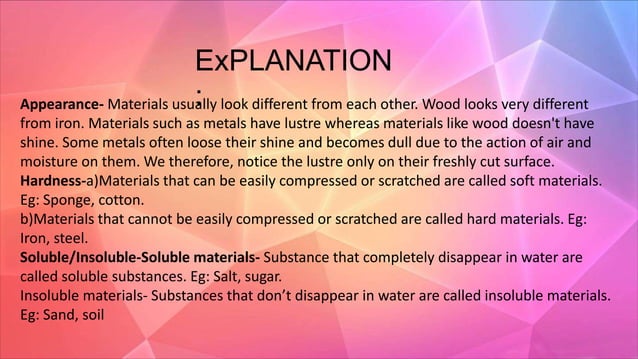 Science sorting materials.. | PPTX