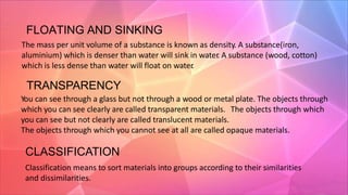 Science sorting materials.. | PPTX