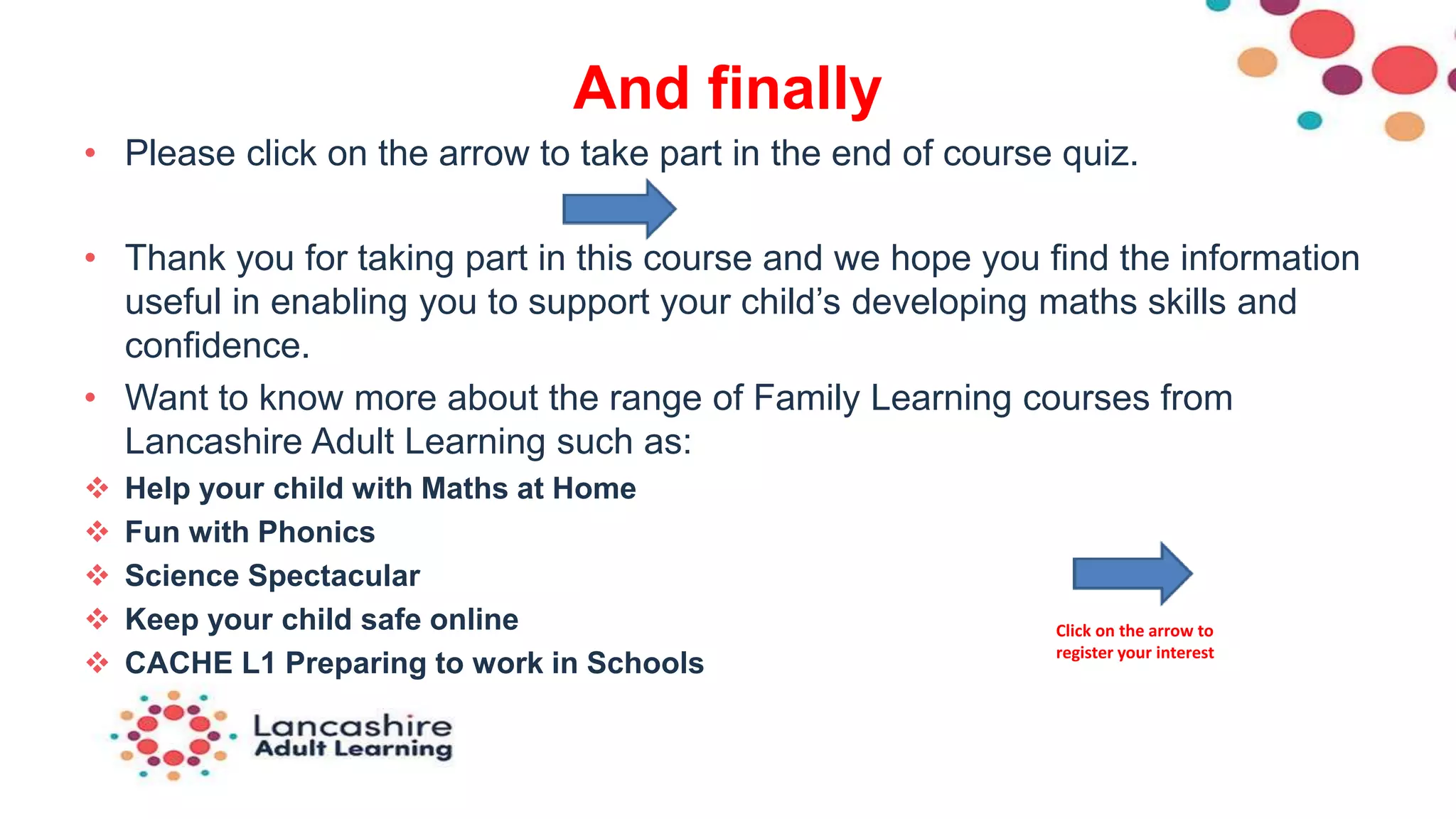 Science spec conclusion slides 2 | PPT