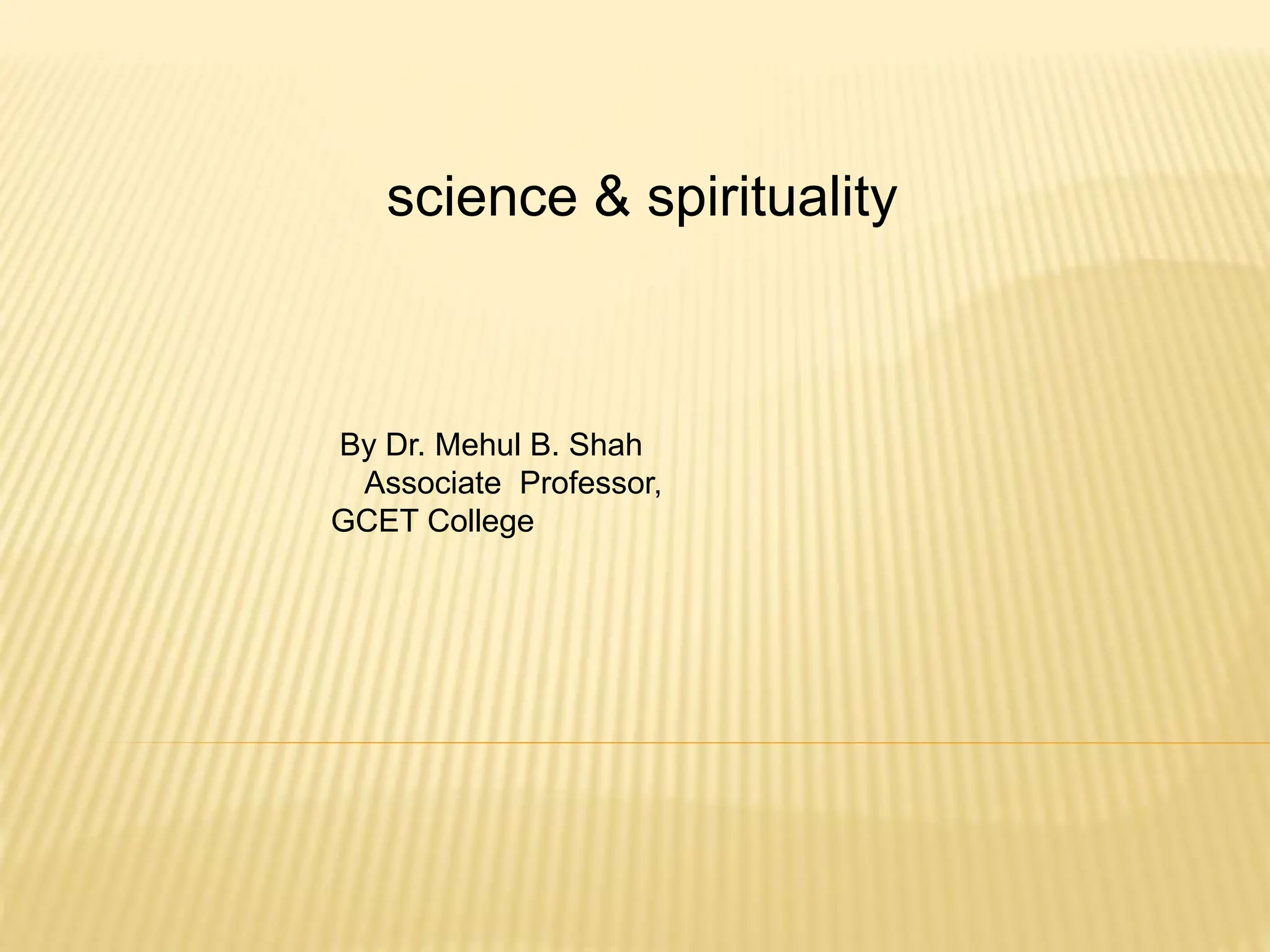 science and spirituality comparison, sahaj yoga meditation for self ...