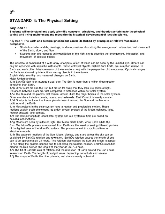 Science standards 678 | PDF