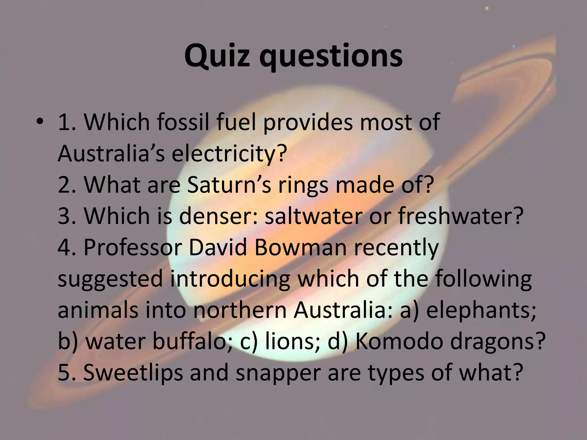 Science starters | PPT