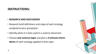 SCIENCE STRATEGIES SCIENCE STRATEGIES TEACHING | PPTX