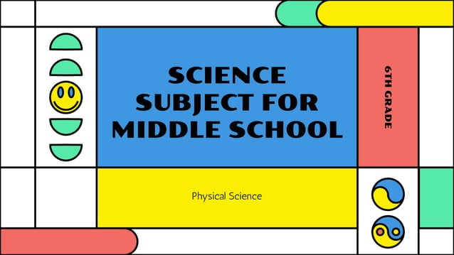 Science Subject for Middle School - 6th Grade_ Physical Science XL by ...