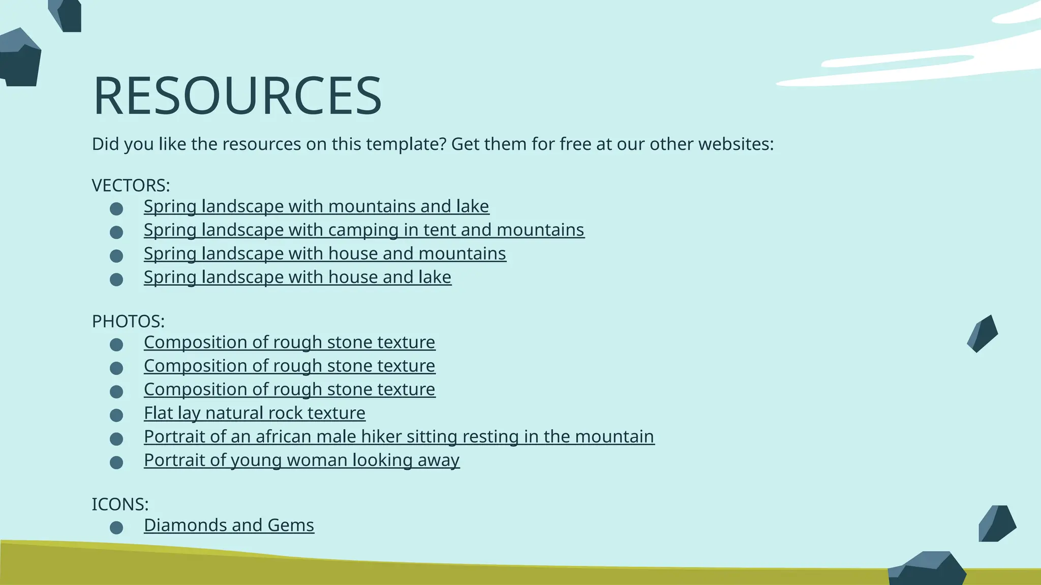 Middle School Rocks and Minerals Powerpoint Slides | PPTX