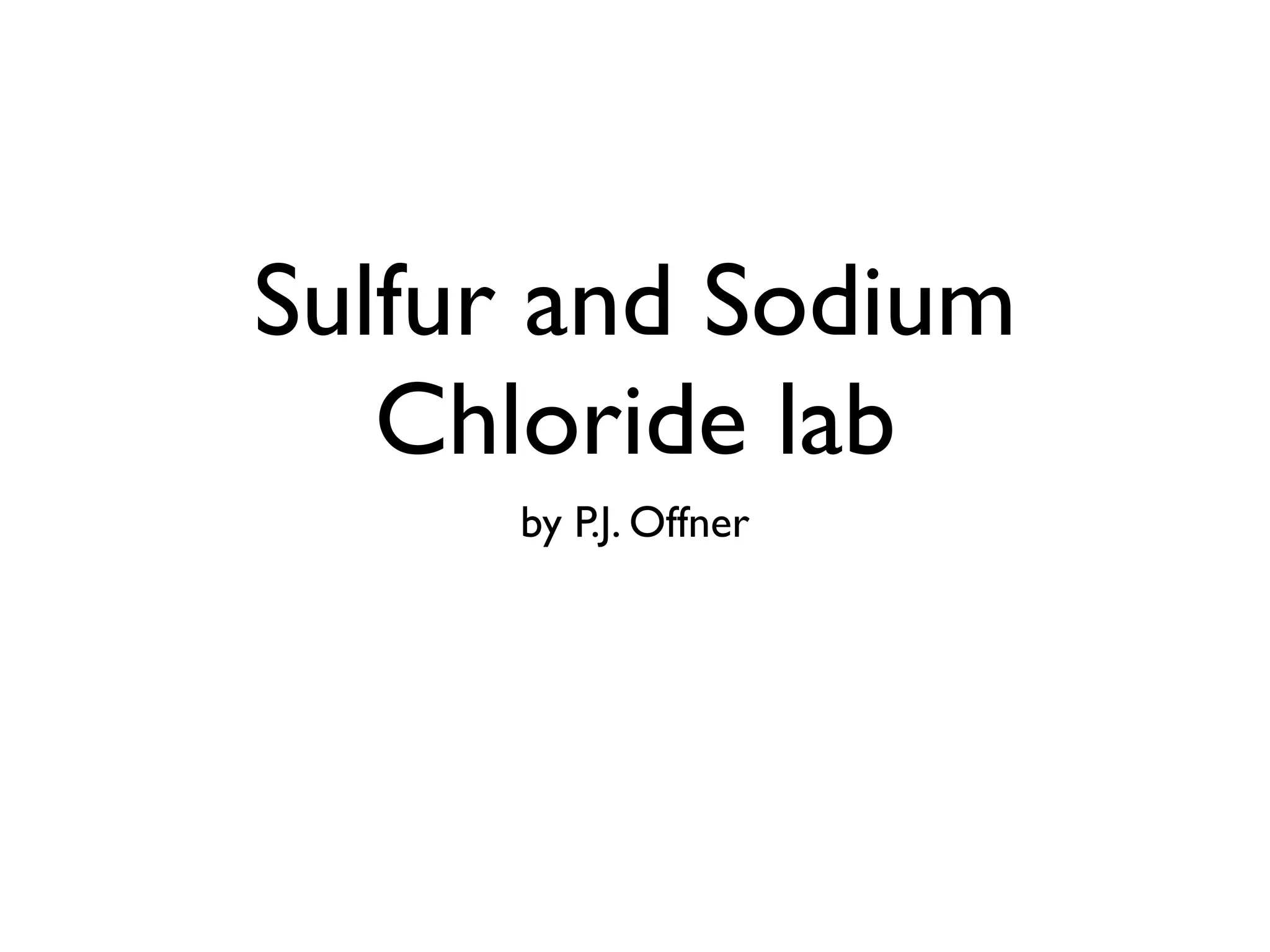 Science sulfur | PPT