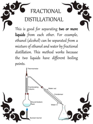 separation of substances | PPTX