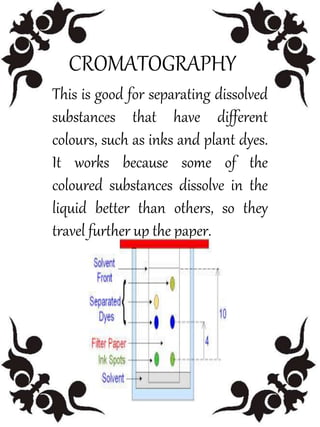separation of substances | PPTX | Chemistry | Science