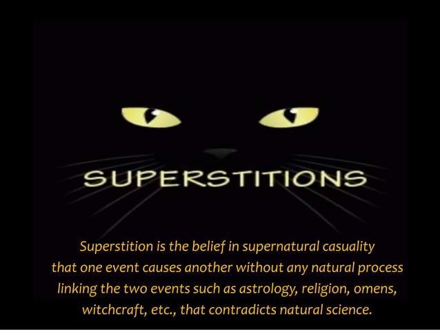 Science & superstition | PPTX | Hinduism | Religion & Spirituality