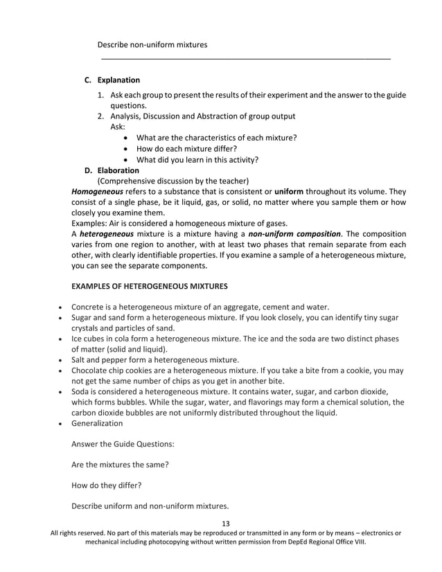 Science 6 K-12 Teacher s Guide (1st quarter) | PDF