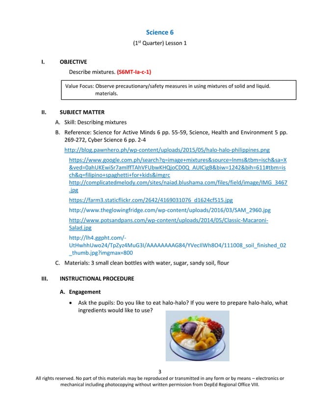 Science 6 K-12 Teacher s Guide (1st quarter)