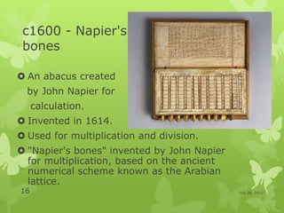 History of Calculator | PPTX