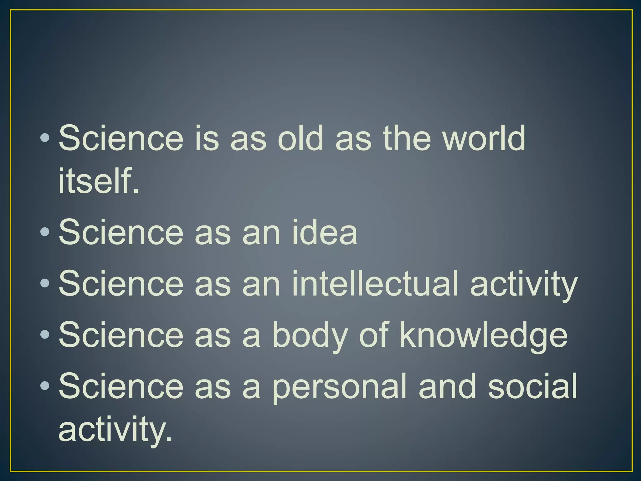 Science, technology and society lesson 1 | PPTX