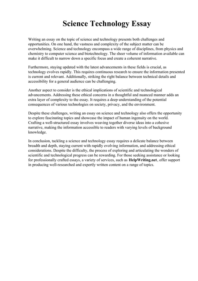 Science Technology Essay.pdf