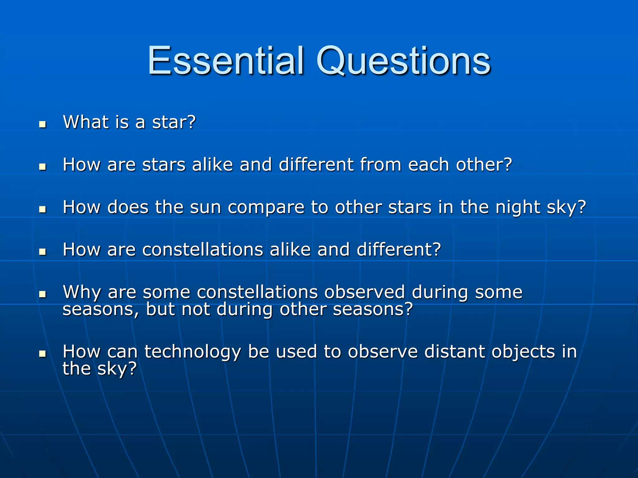 Science The Stars and the Solar System.ppt